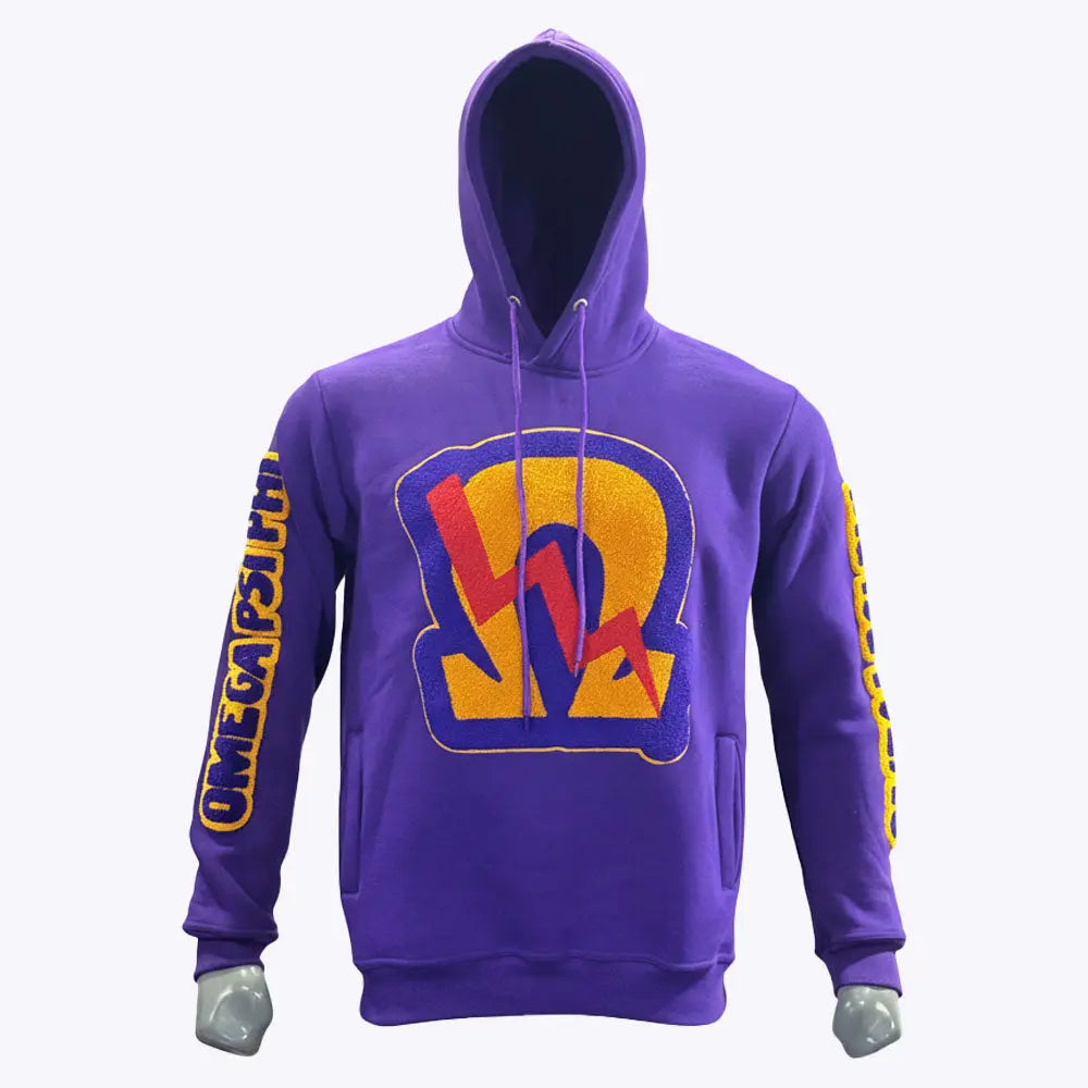 Buy Omega Psi Phi Hoodie - Cardinal Principles Design – Great Greek Apparel